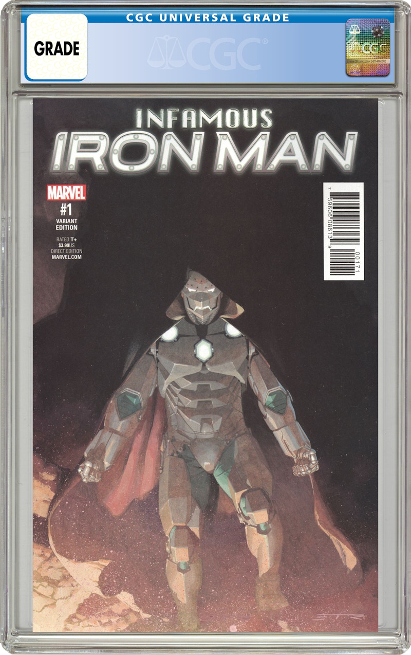 Marvel Infamous Iron Man (2016) Now #1B Comic Book CGC Graded - US