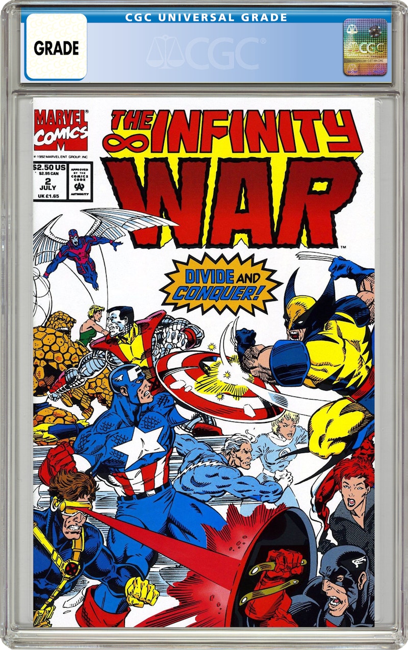 Marvel Infinity War (1992) #2 Comic Book CGC Graded - GB