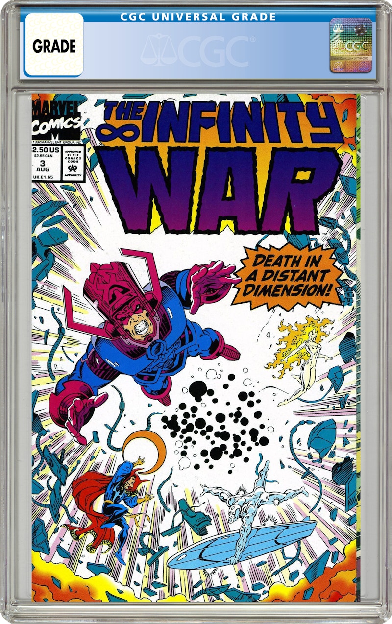 Marvel Infinity War (1992) #3 Comic Book CGC Graded - JP