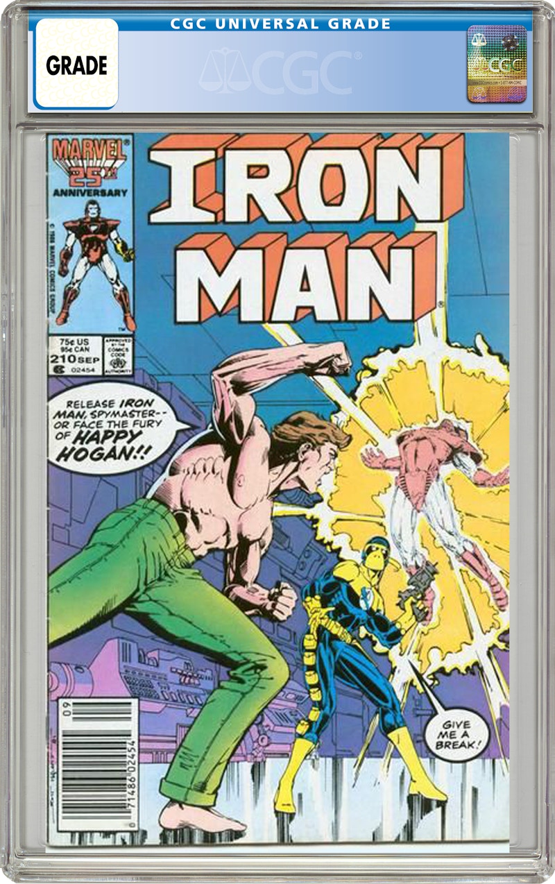 Marvel Iron Man (1968 1st Series) #210 Comic Book CGC Graded - US