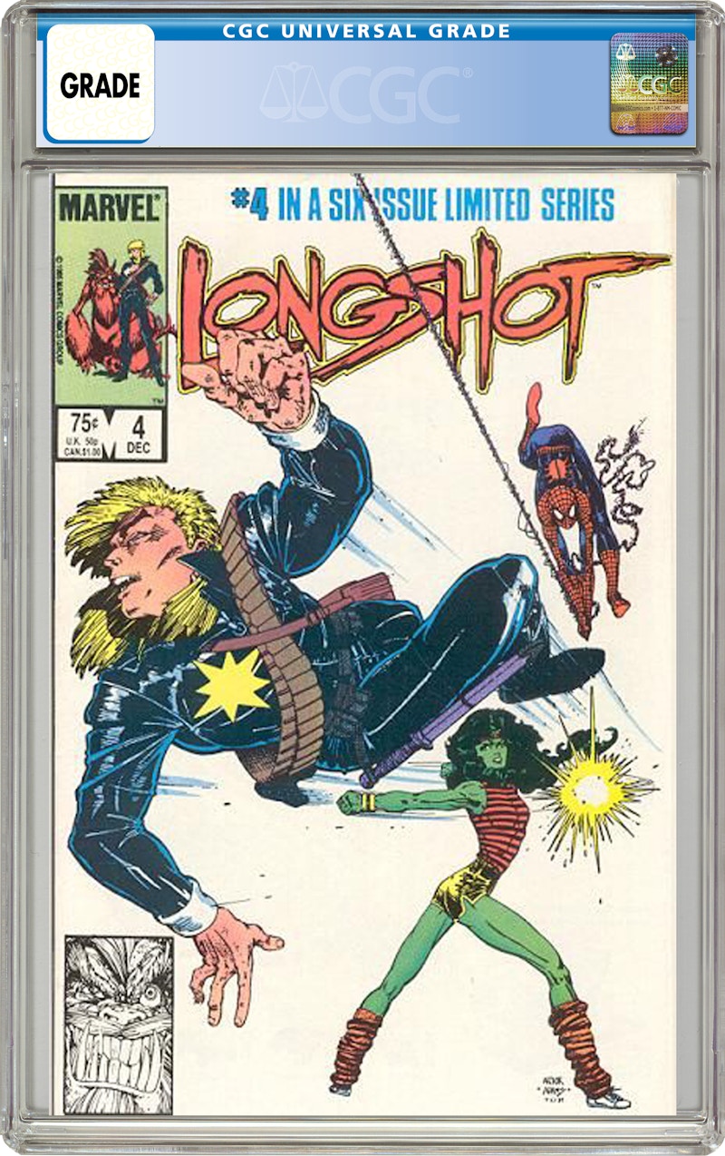 Marvel Longshot (1985 Limited Series) #4 Comic Book CGC Graded - ES