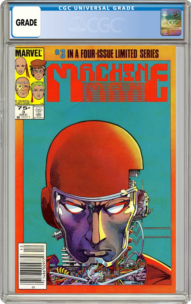 Marvel Machine Man (1984 2nd Series) #3 Comic Book CGC Graded - US