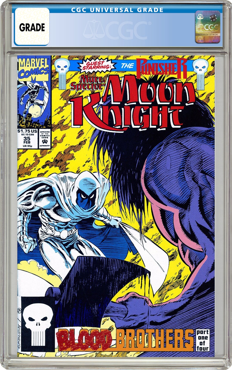 Marvel Marc Spector Moon Knight (1989) #35 Comic Book CGC Graded - US