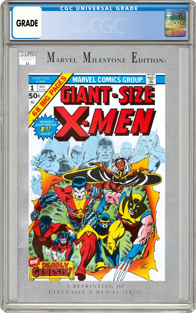 Marvel Milestone Edition Giant-Size X-Men (1991) #1 Comic Book CGC ...