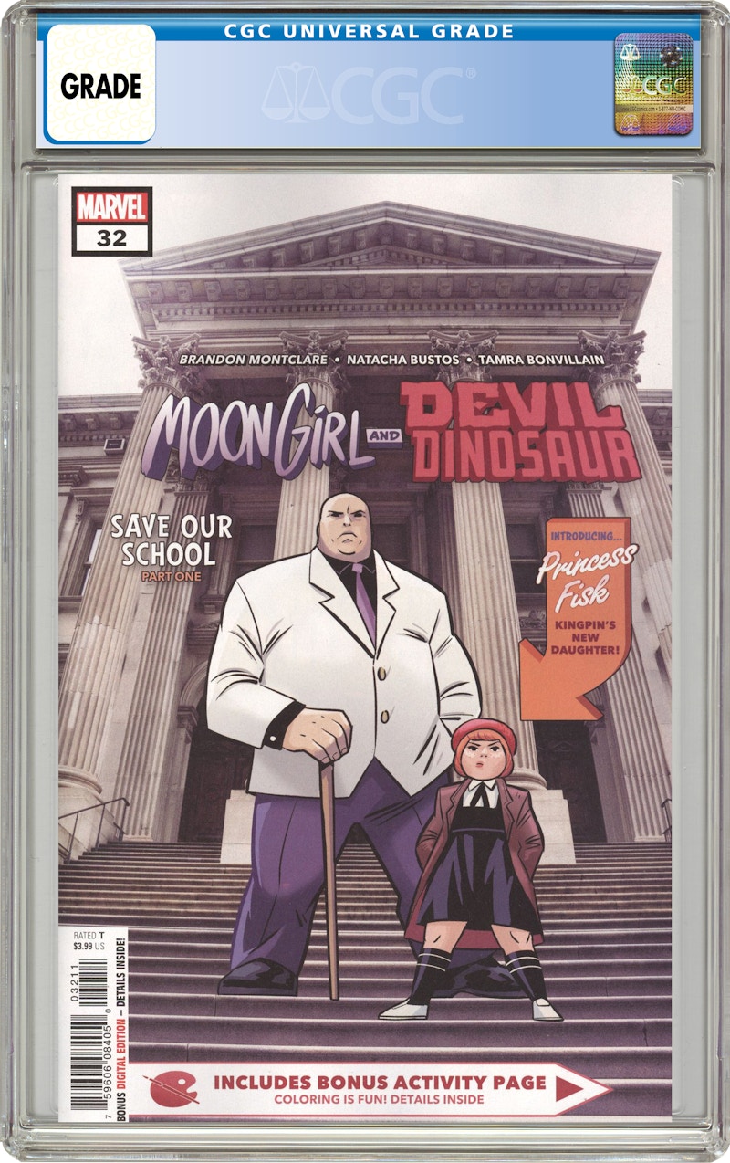 Marvel Moon Girl and Devil Dinosaur (2015) #32A Comic Book CGC Graded - US