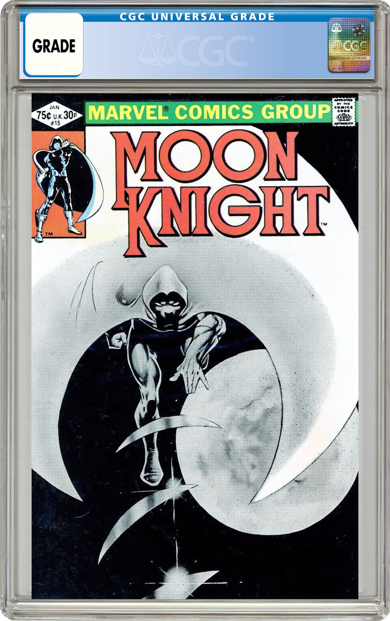 Marvel Moon Knight (1980 1st Series) #15 Comic Book CGC Graded - US