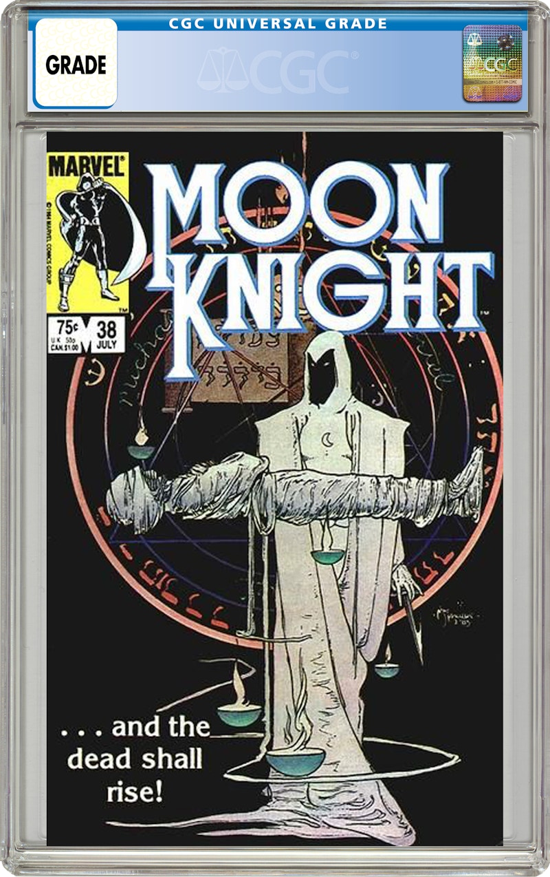 Marvel Moon Knight (1980 1st Series) #38 Comic Book CGC Graded - MX