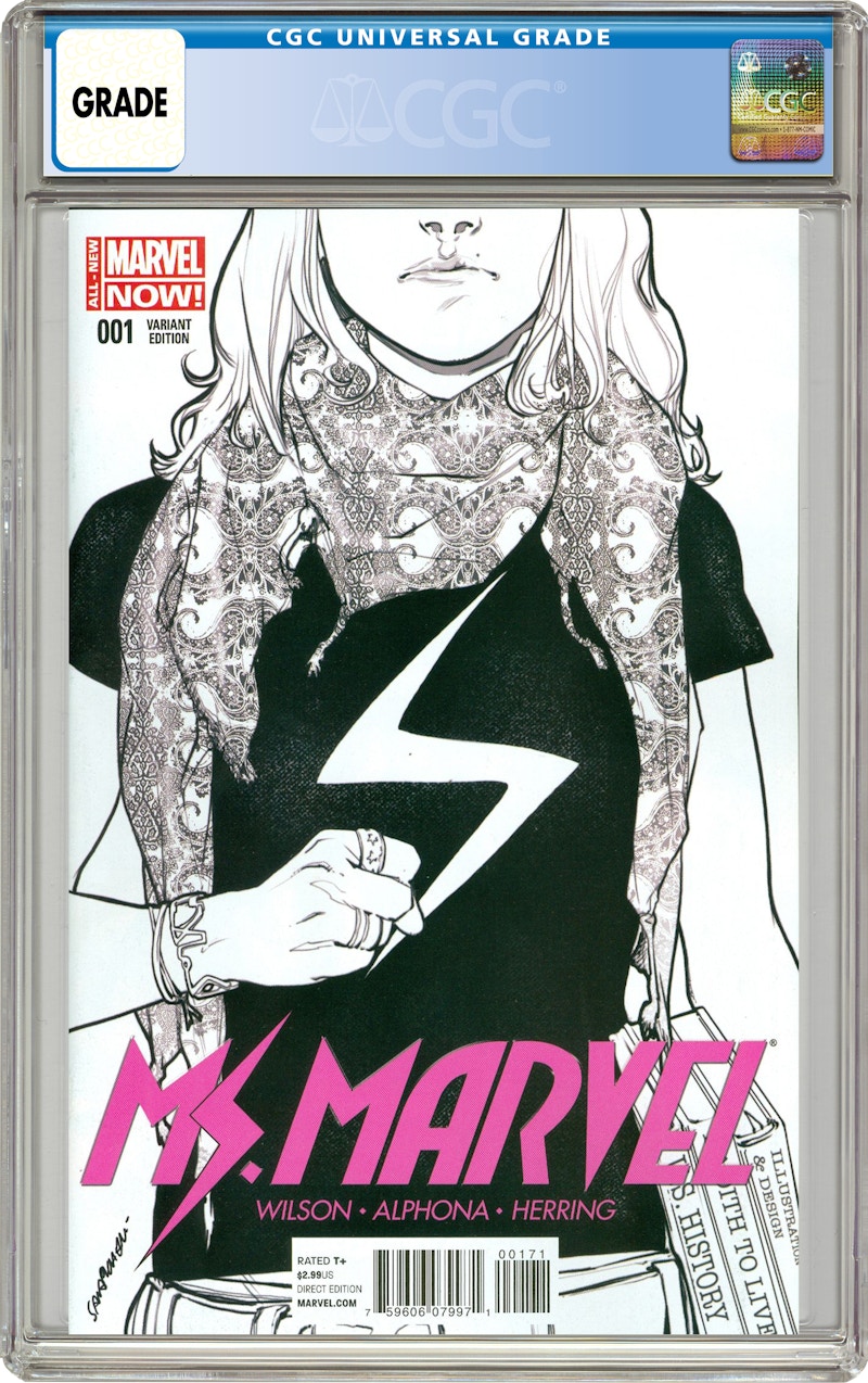 Marvel Ms. Marvel (2014 3rd Series) #1G Comic Book CGC Graded - US