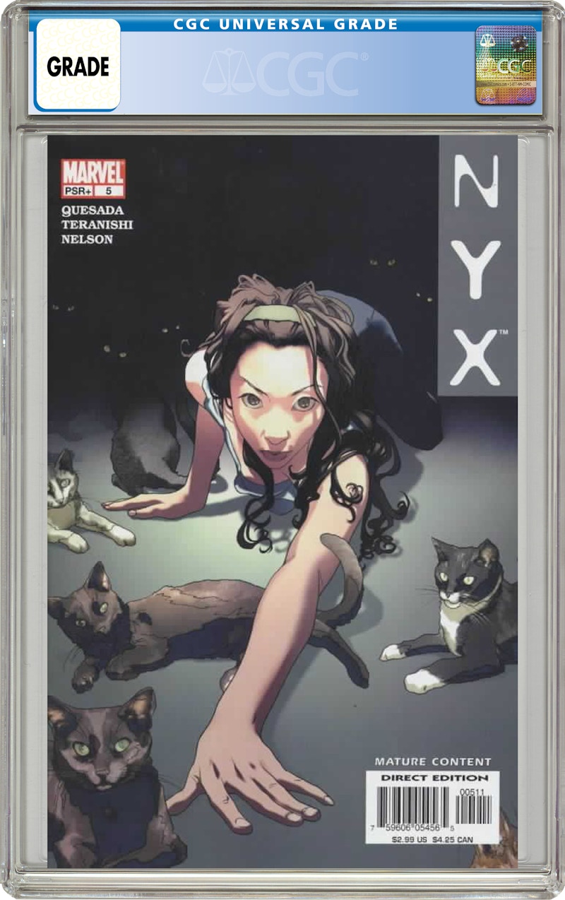 Marvel NYX (2003) #5 Comic Book CGC Graded - US