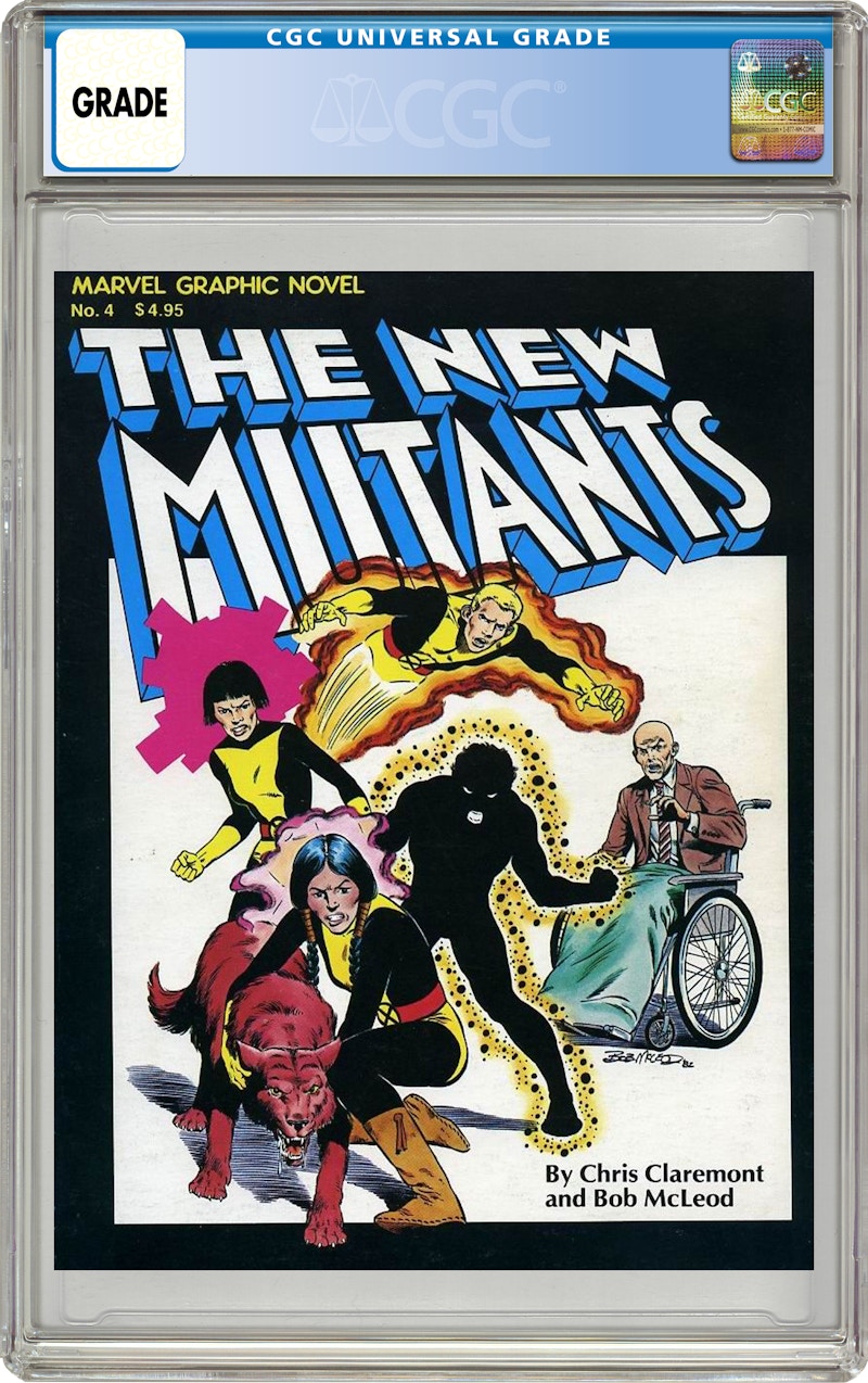 Marvel New Mutants Graphic Novel (1982 Marvel) #1-1ST Comic Book CGC ...