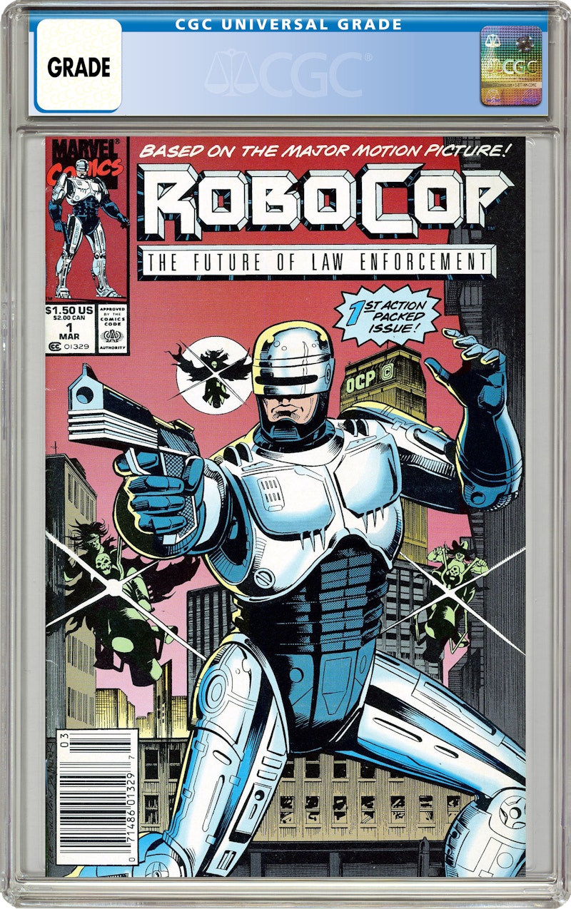 Marvel Robocop (1990 Marvel) #1 Comic Book CGC Graded - US