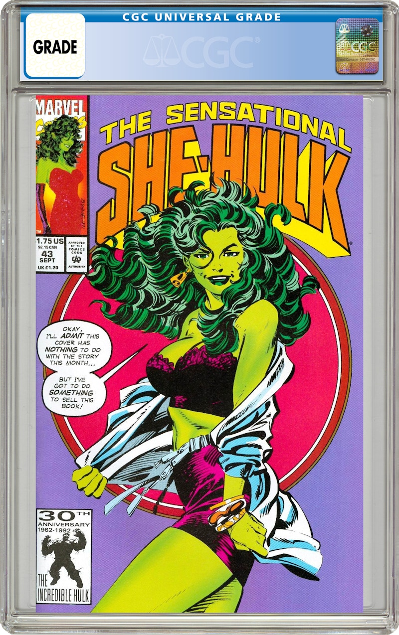 Marvel Sensational She-Hulk (1989) #43 Comic Book CGC Graded - US