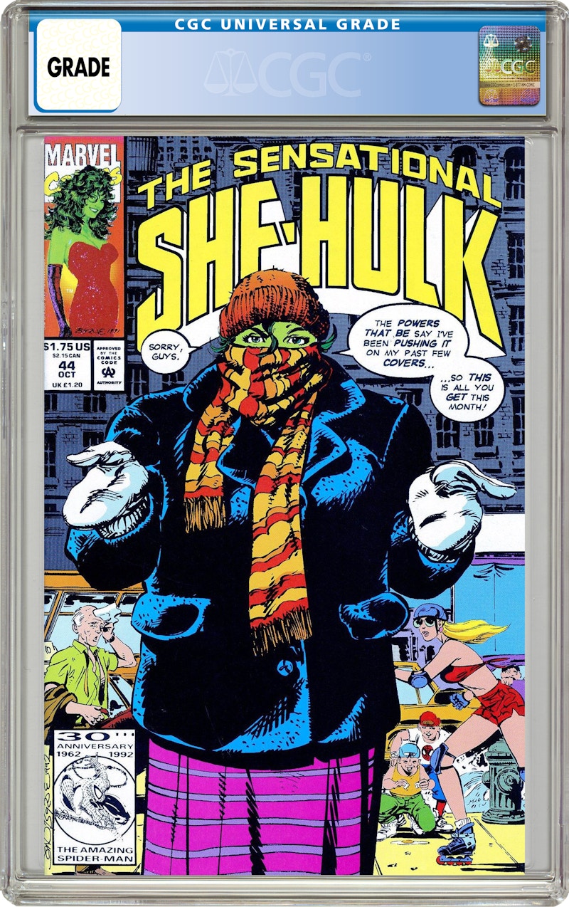 Marvel Sensational She-Hulk (1989) #44 Comic Book CGC Graded - US
