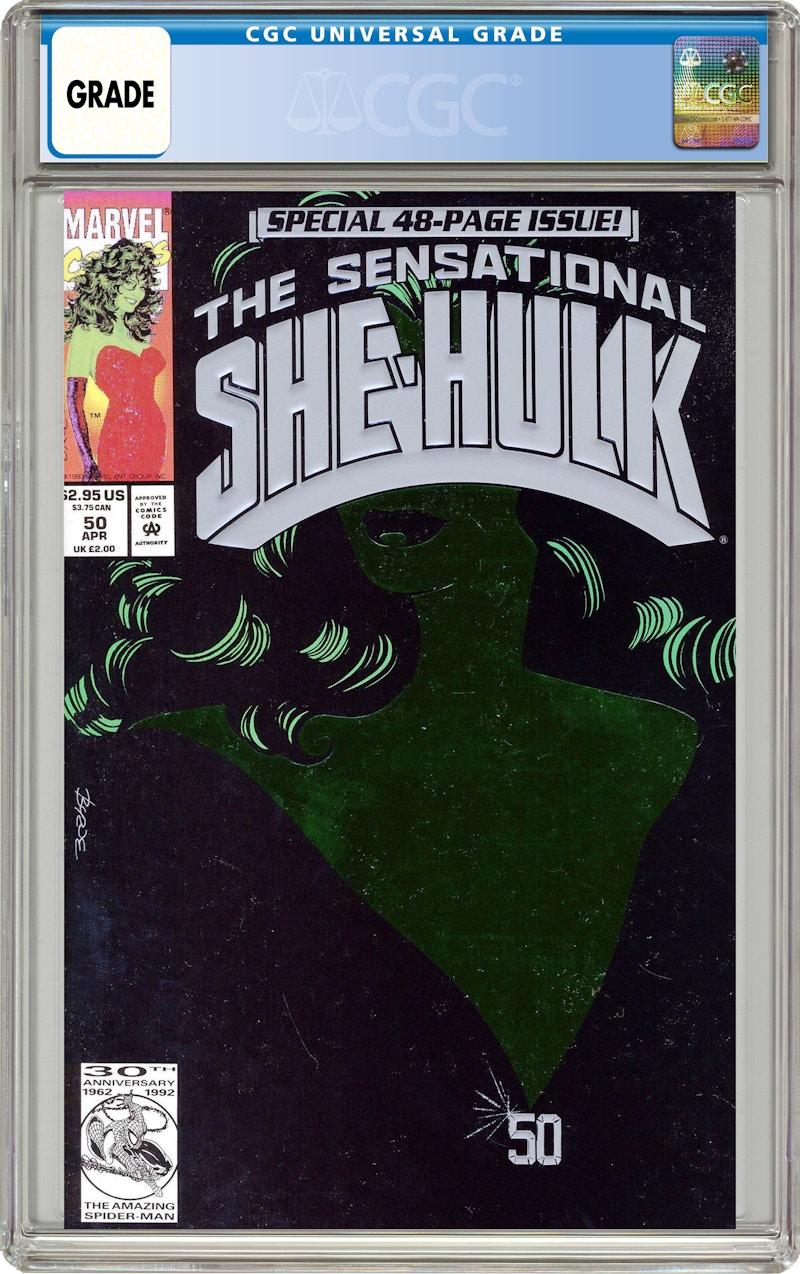 Marvel Sensational She-Hulk (1989) #50 Comic Book CGC Graded - US