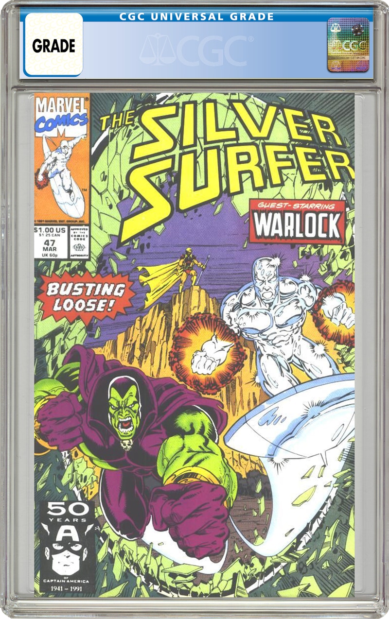 Marvel Silver Surfer (1987 2nd Series) #47 Comic Book CGC Graded - US