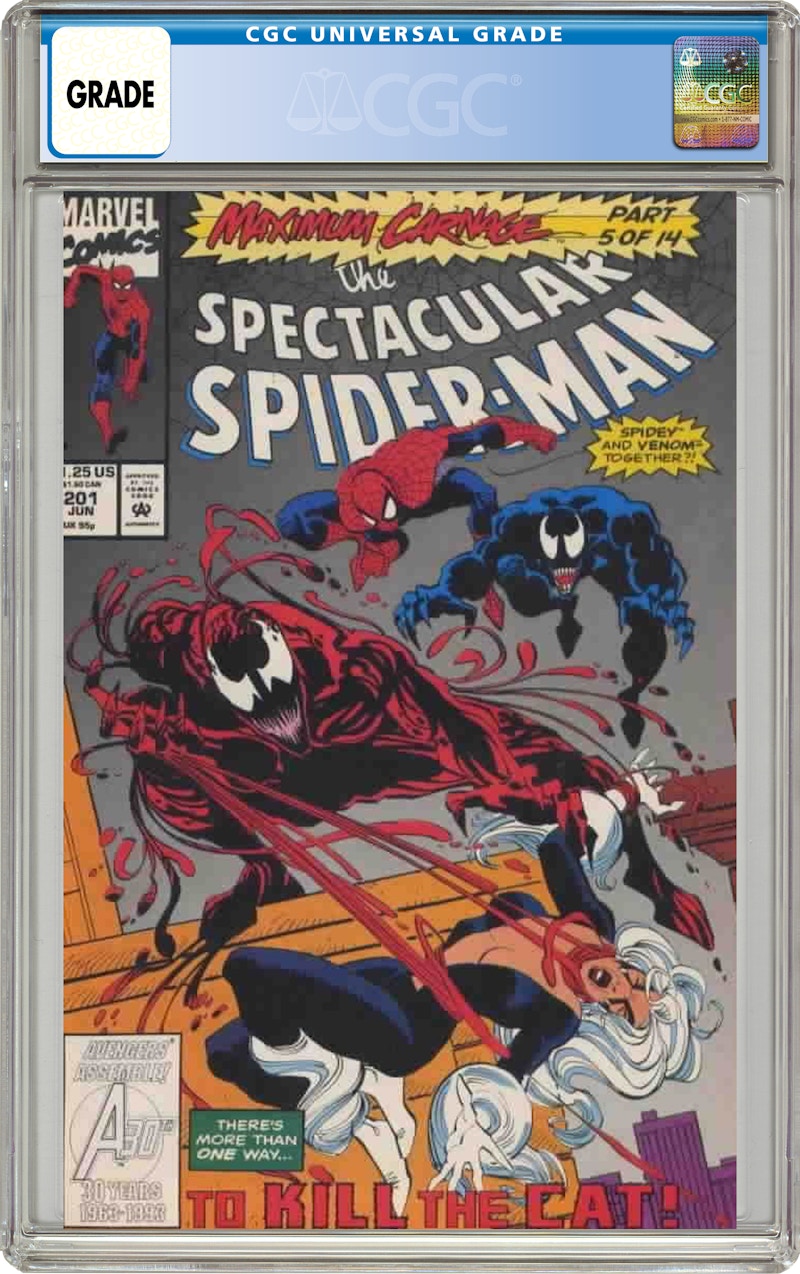 Marvel Spectacular Spider-Man (1976 1st Series) #201 Comic Book CGC ...