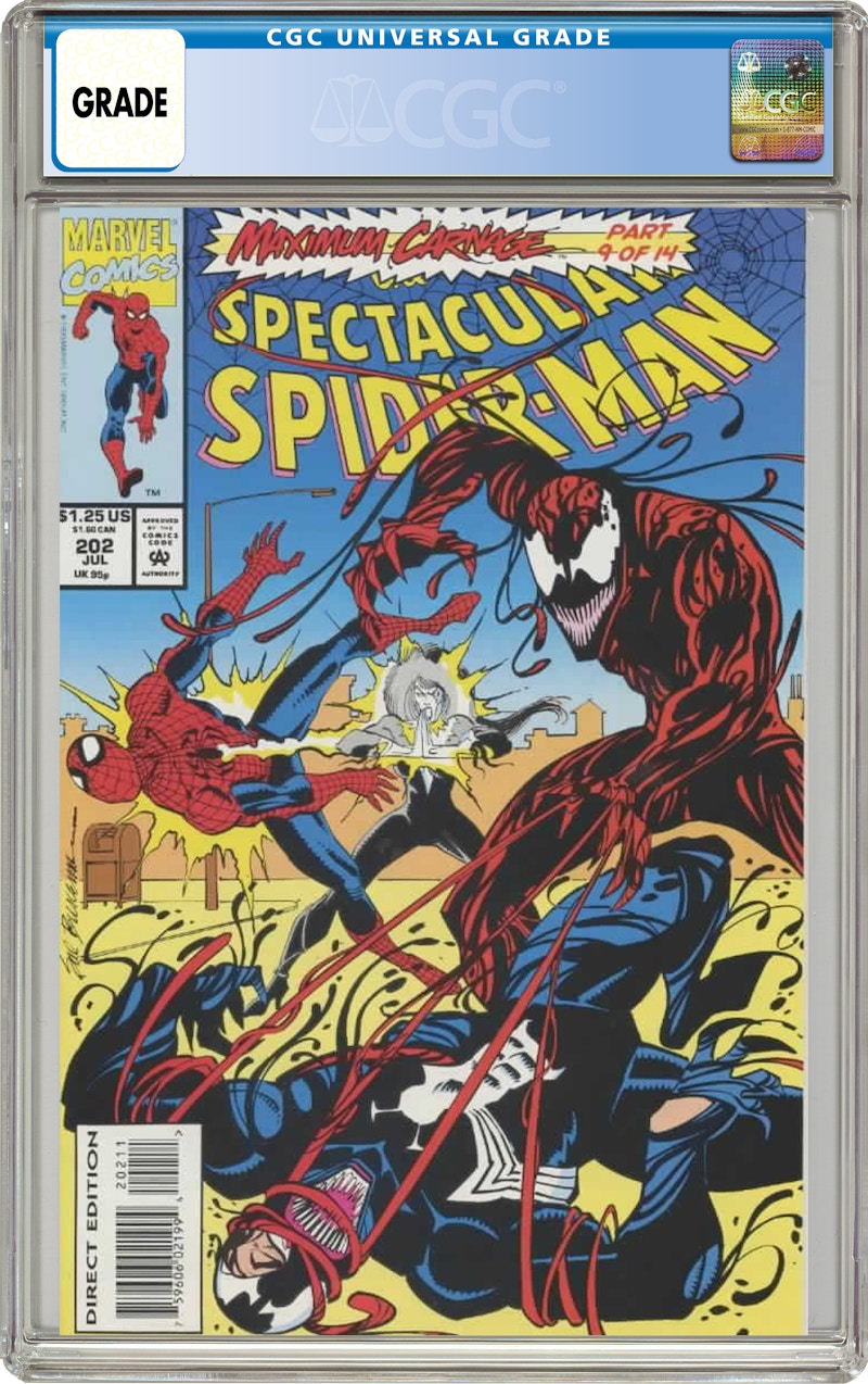 Marvel Spectacular Spider-Man (1976 1st Series) #202 Comic Book CGC ...