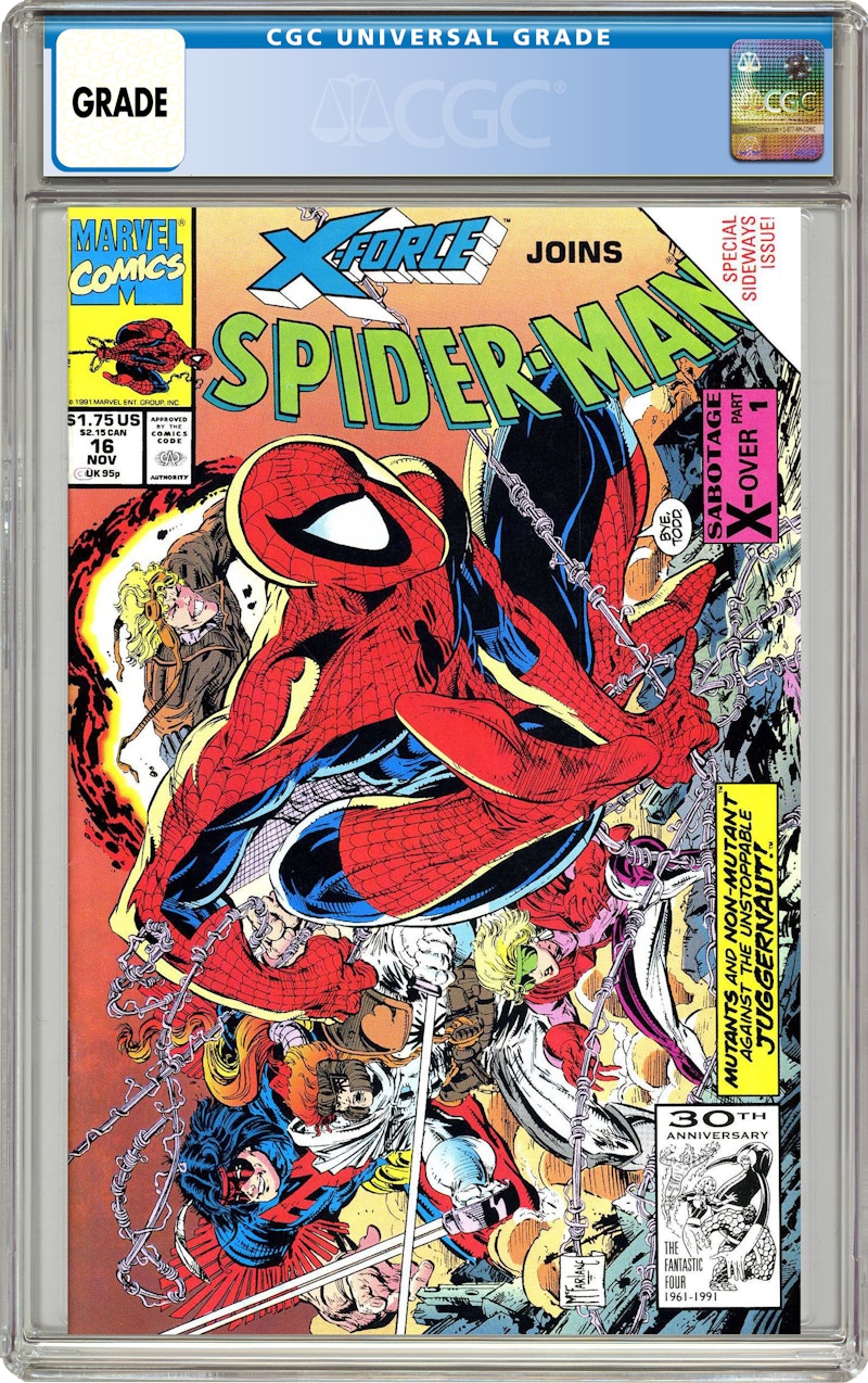 Marvel Spider-Man (1990) #16 Comic Book CGC Graded - JP