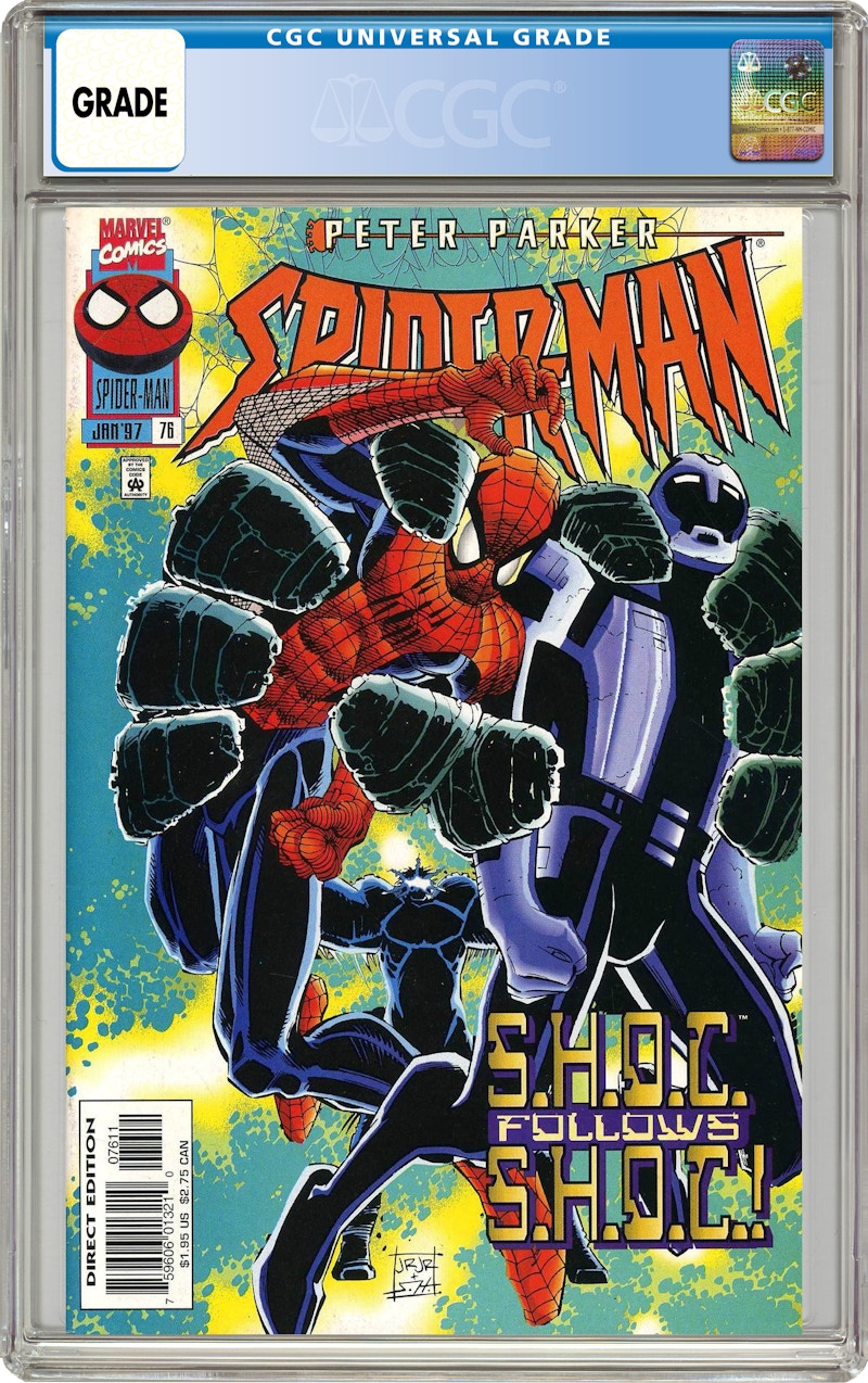 Marvel Spider-Man (1990) #76 Comic Book CGC Graded - DE