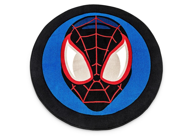Marvel Spider-Man Miles Morales Mask Round Printed Area Rug - US
