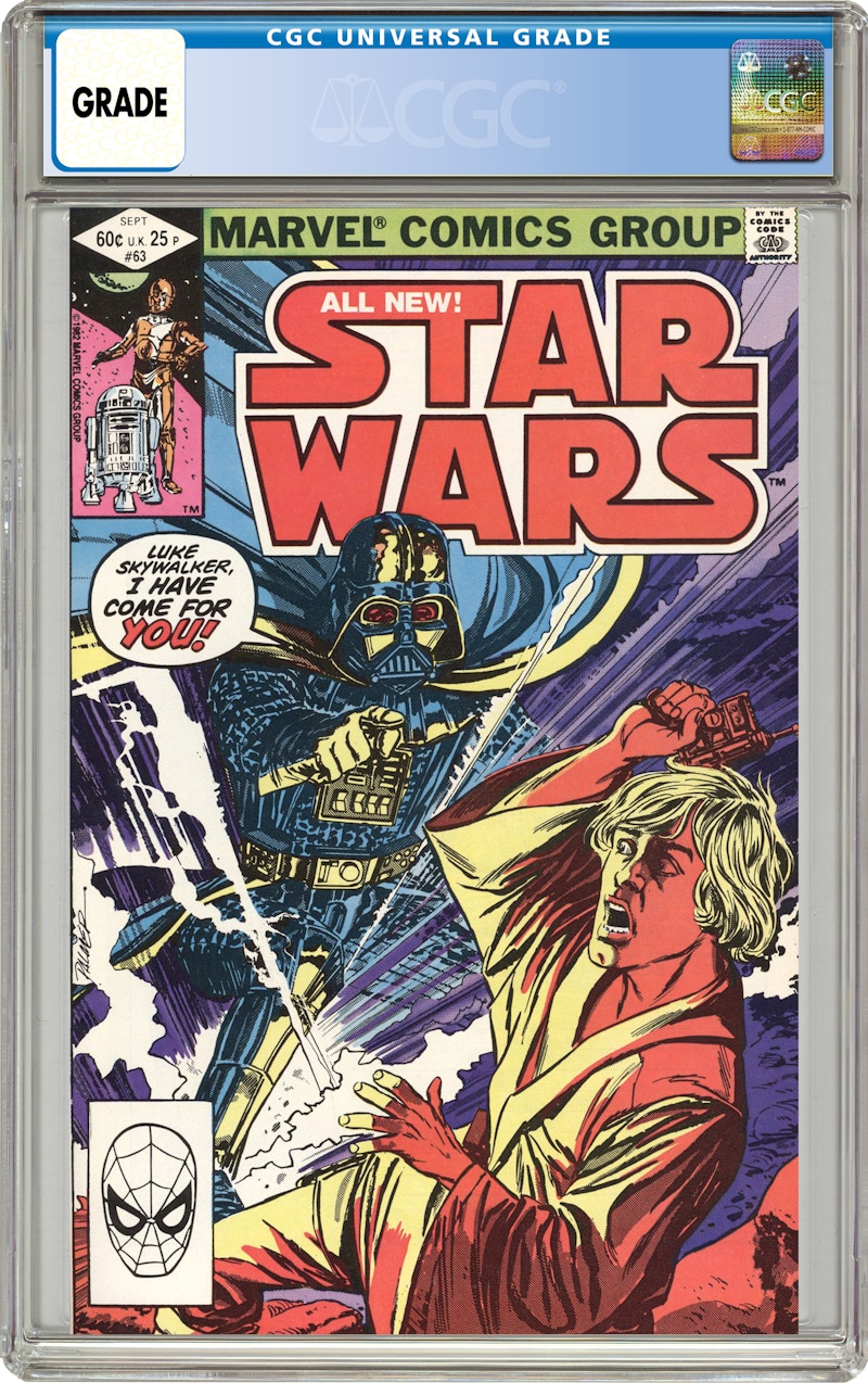 Marvel Star Wars (1977 Marvel) #63 Comic Book CGC Graded - CN