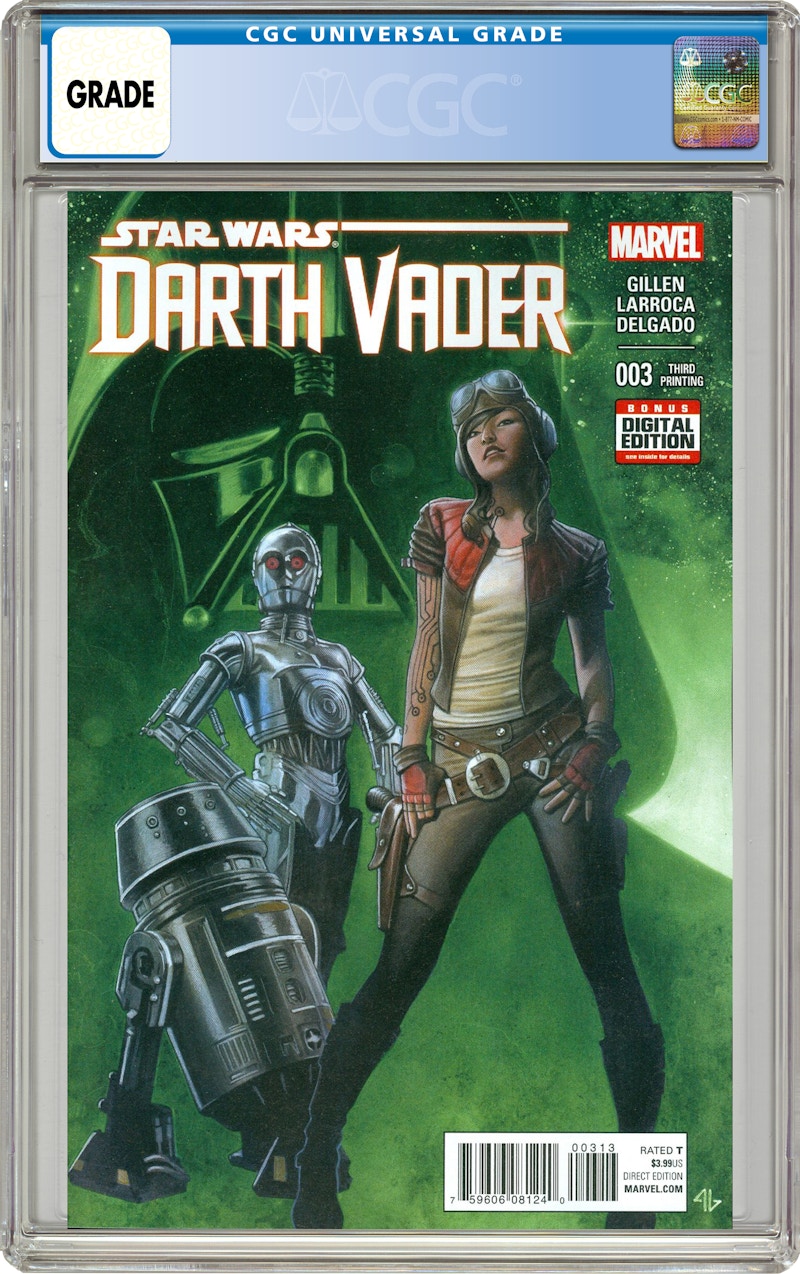 Marvel Star Wars Darth Vader (2015 Marvel) #3REP.3RD Comic Book CGC ...