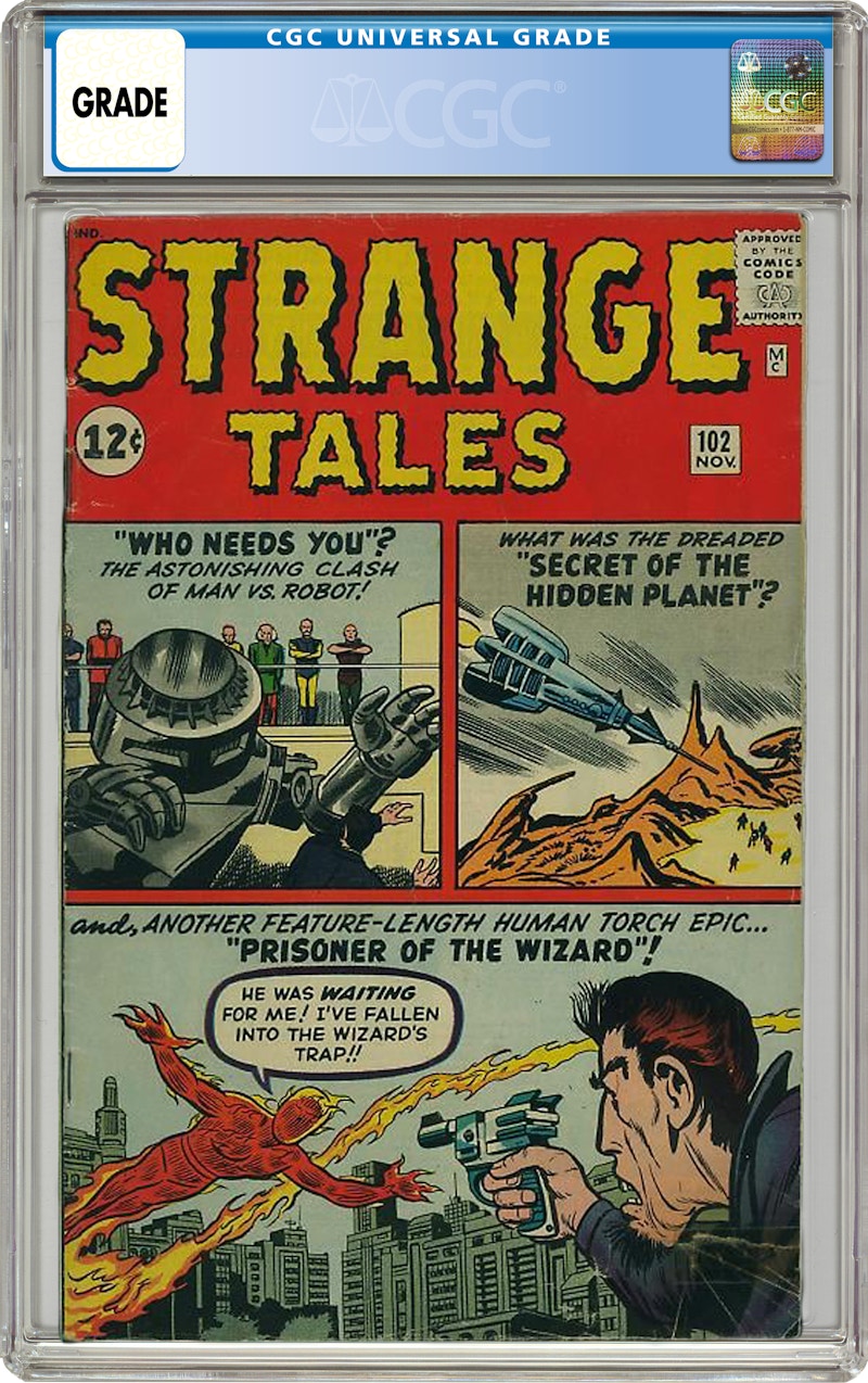 Marvel Strange Tales #102 Comic Book CGC Graded - US