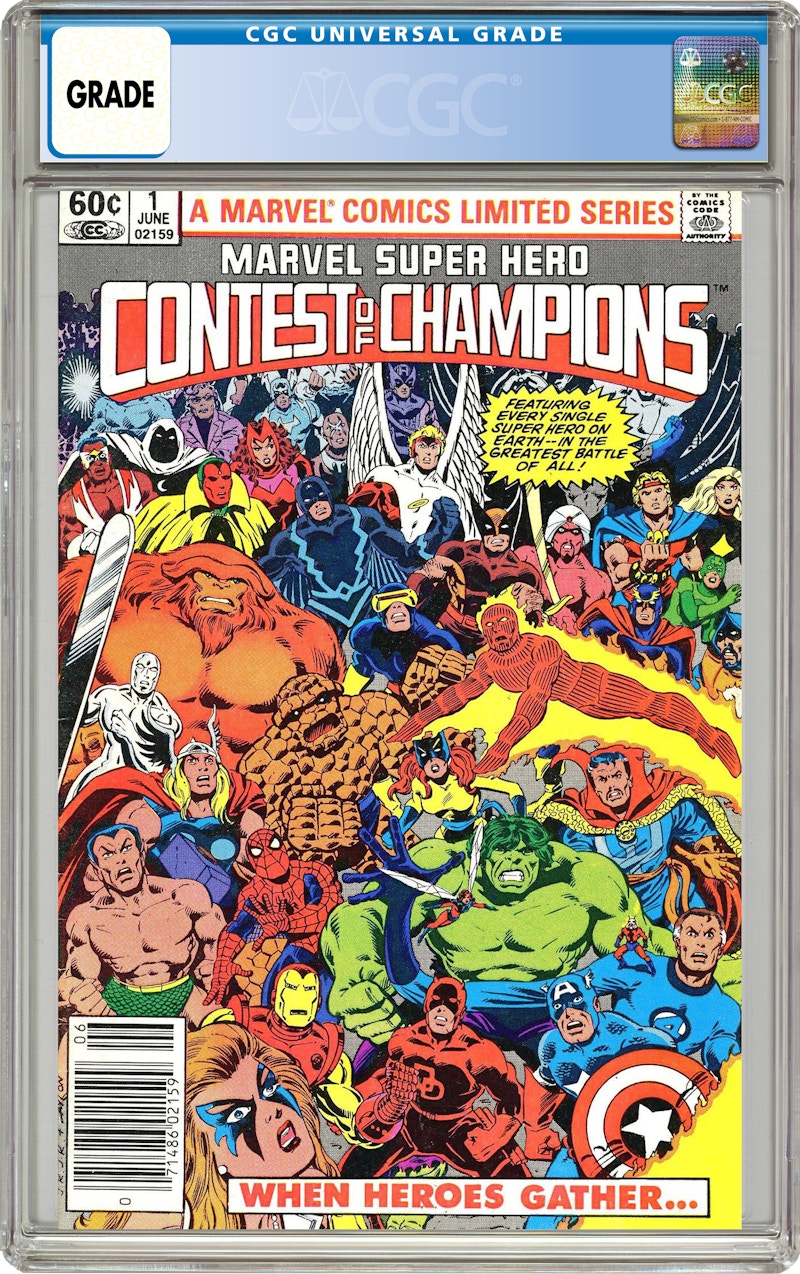 Marvel Super Hero Contest of Champions (1982) #1 Comic Book CGC Graded - US