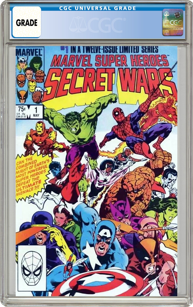 Marvel Super Heroes Secret Wars #1 Comic Book CGC Graded - CN