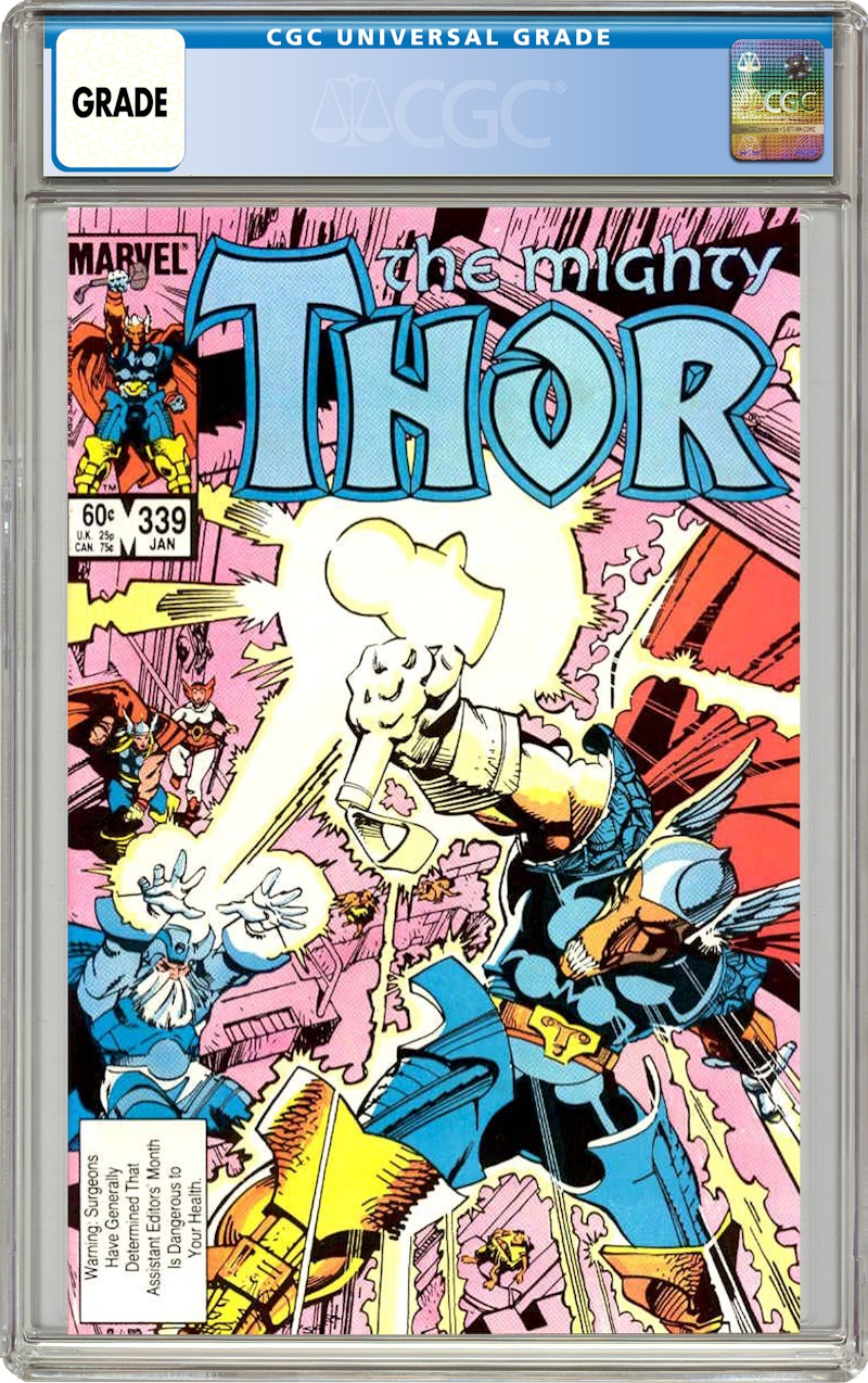 Marvel Thor (1962 Marvel 1st Series Journey Into Mystery) #339 Comic ...