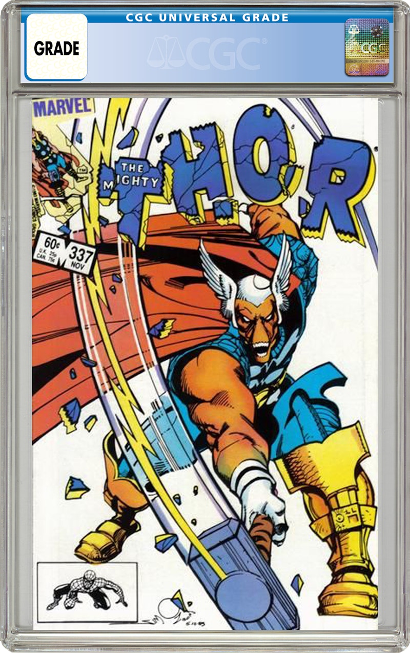 Marvel Thor #337 Comic Book CGC Graded - MX