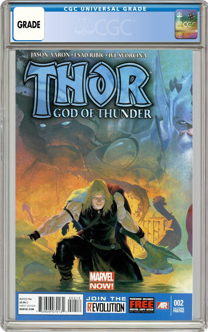 Marvel Thor God of Thunder (2012) #2C Comic Book CGC Graded - US