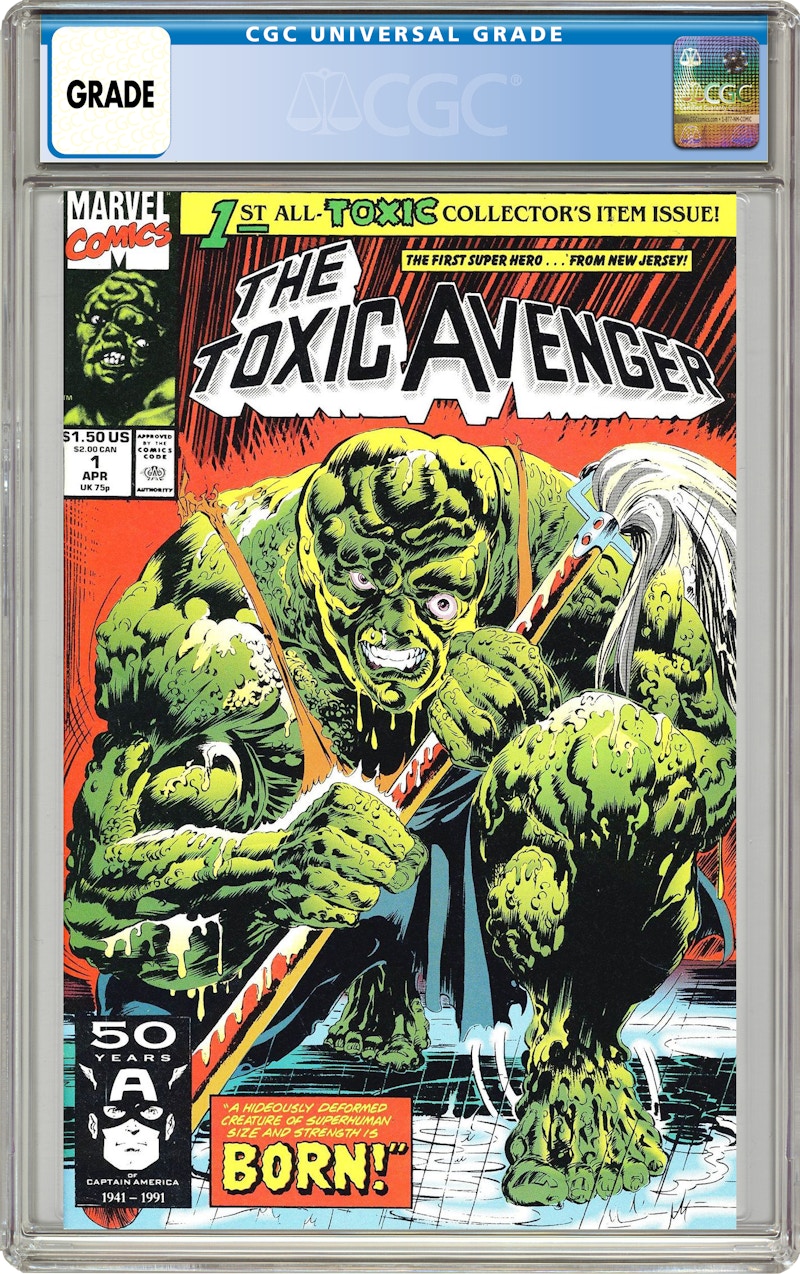 Marvel Toxic Avenger (1991) #1 Comic Book CGC Graded - US