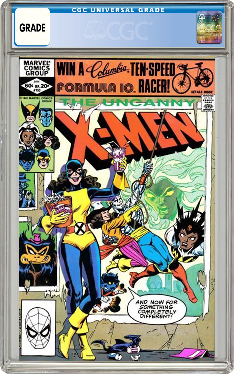 Marvel Uncanny X-Men (1963 1st Series) #153 Comic Book CGC Graded - KR