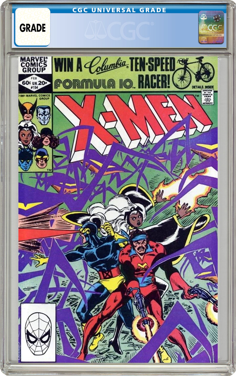 Marvel Uncanny X-Men (1963 1st Series) #154 Comic Book CGC Graded - US