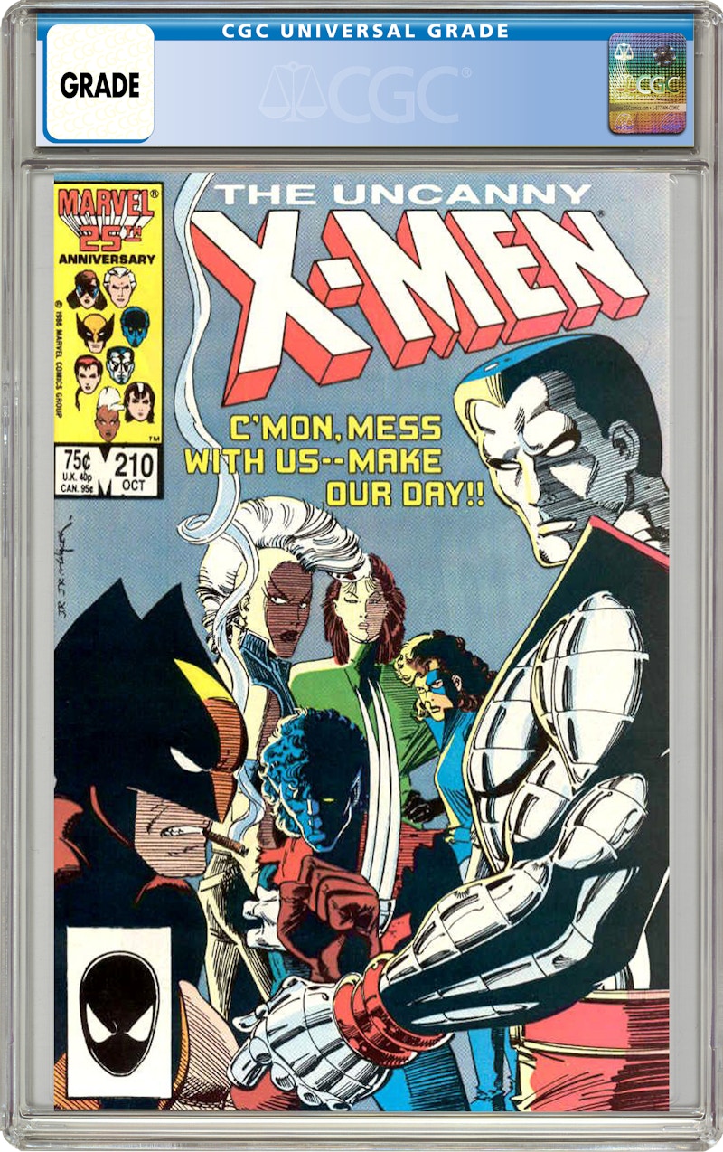 Marvel Uncanny X-Men (1963 1st Series) #210 Comic Book CGC Graded - ES