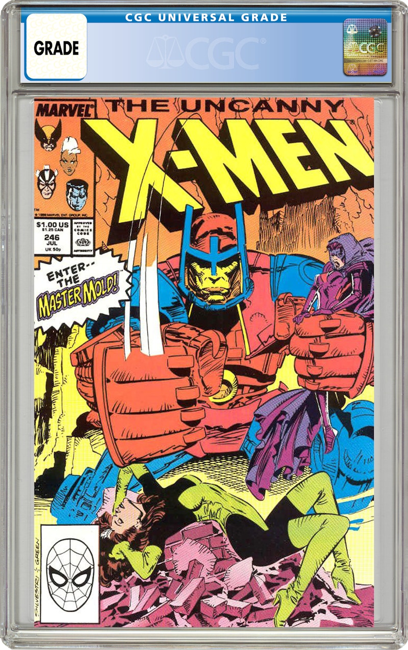 Marvel Uncanny X-Men (1963 1st Series) #246 Comic Book CGC Graded - MX