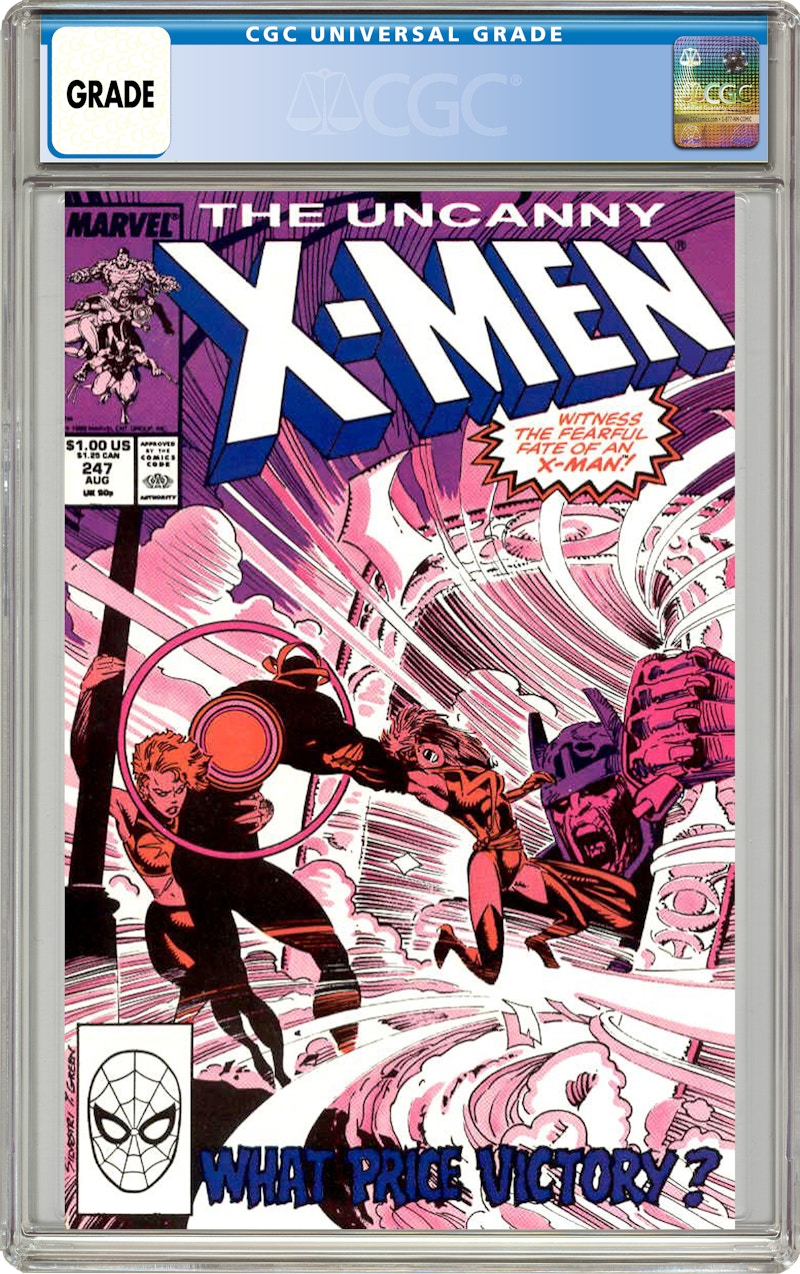 Marvel Uncanny X-Men (1963 1st Series) #247 Comic Book CGC Graded - US