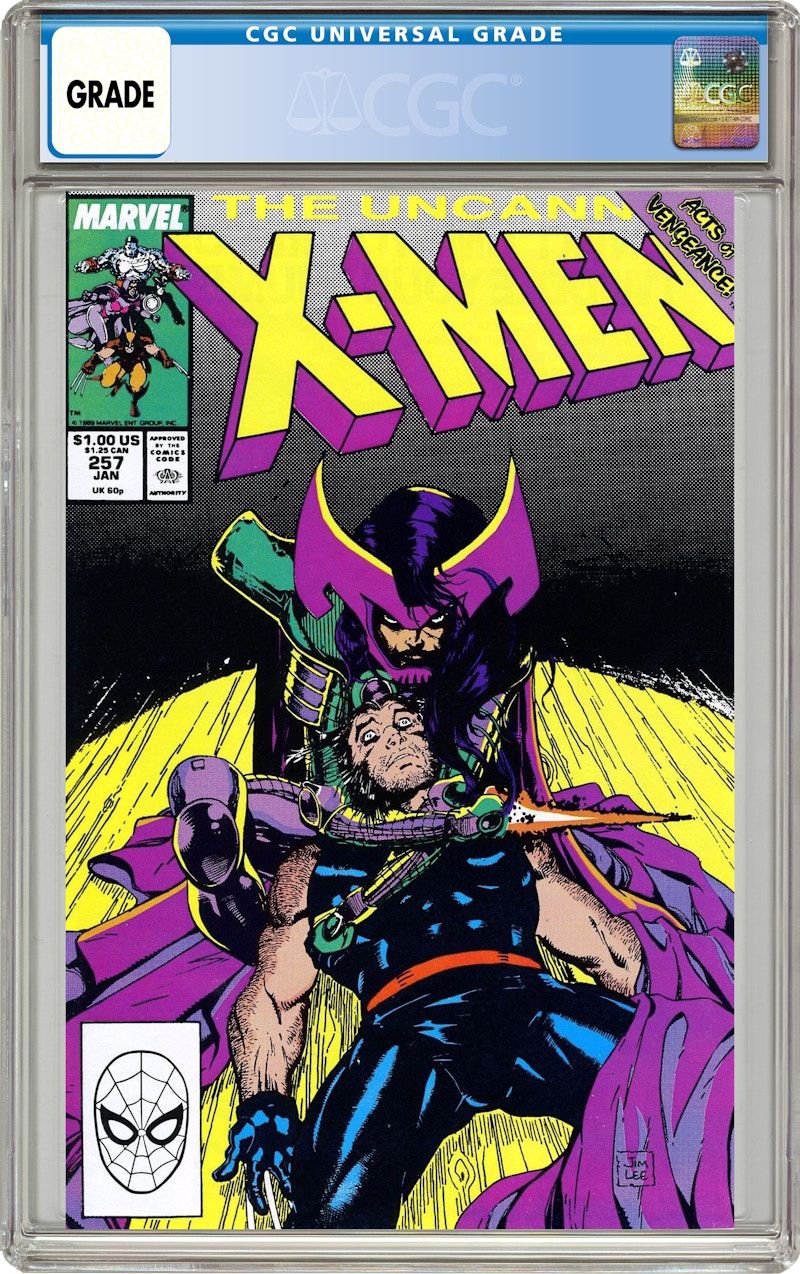 Marvel Uncanny X-Men (1963 1st Series) #257 Comic Book CGC Graded - ES