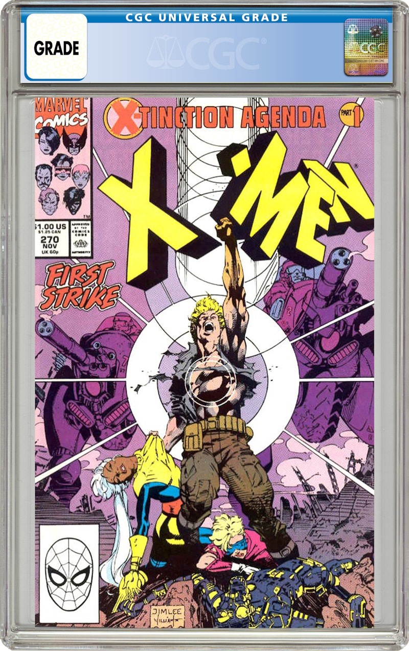 Marvel Uncanny X-Men (1963 1st Series) #270 Comic Book CGC Graded - US