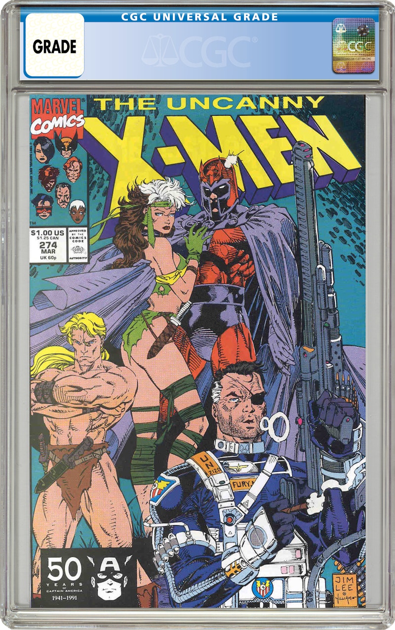 Marvel Uncanny X-Men (1963 1st Series) #274 Comic Book CGC Graded - US