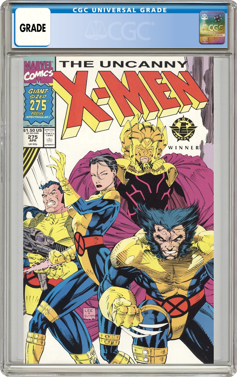 Marvel Uncanny X-Men (1963 1st Series) #275A Comic Book CGC Graded - ES