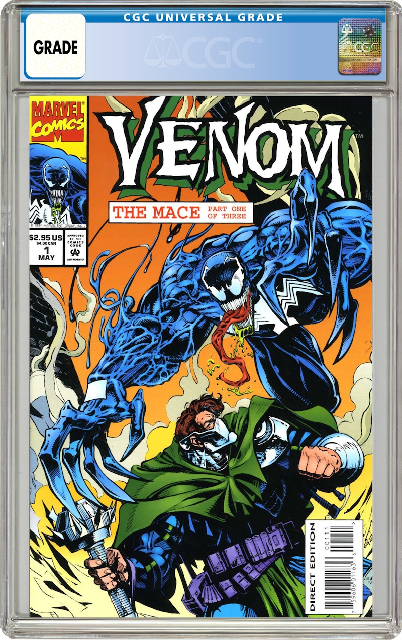 Marvel Venom The Mace (1994) #1 Comic Book CGC Graded - GB