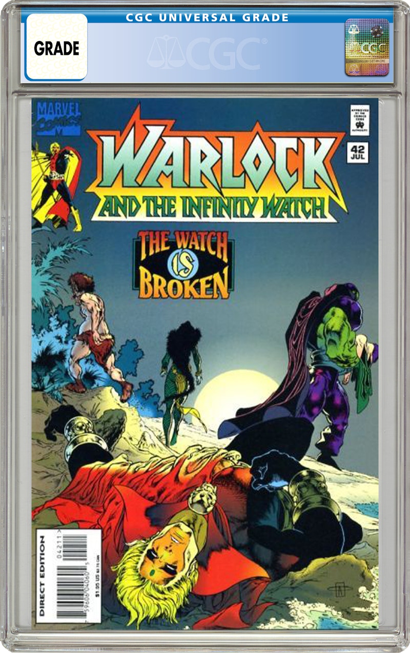Marvel Warlock and the Infinity Watch (1992) #42 Comic Book CGC Graded - CN