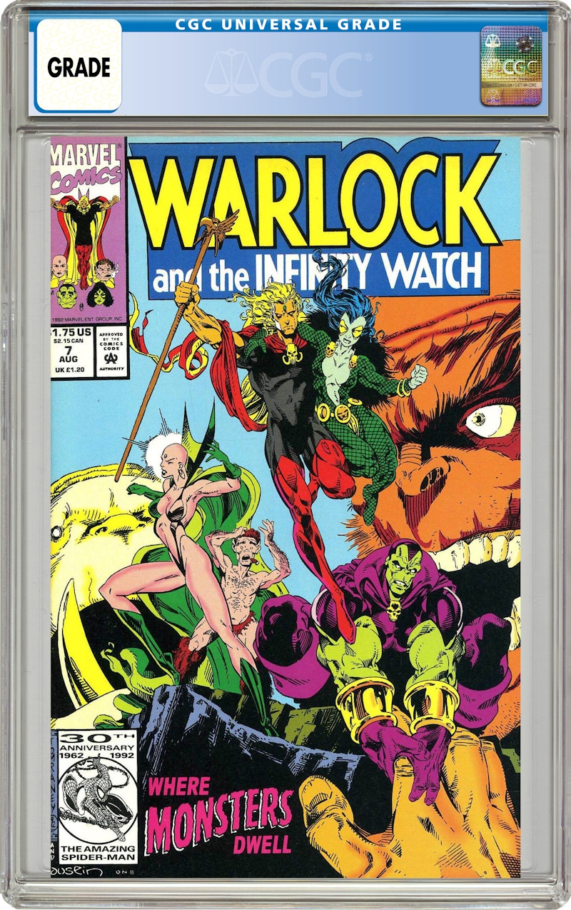 Marvel Warlock and the Infinity Watch (1992) #7 Comic Book CGC Graded - US
