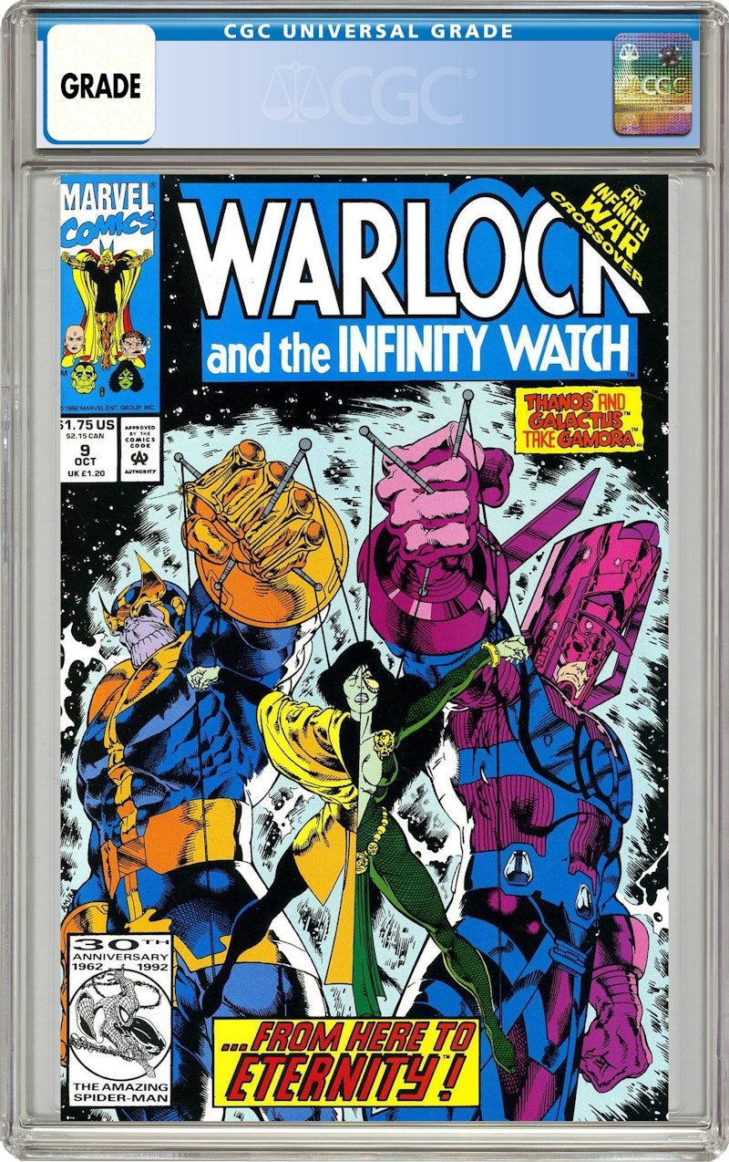 Marvel Warlock and the Infinity Watch (1992) #9 Comic Book CGC Graded - US