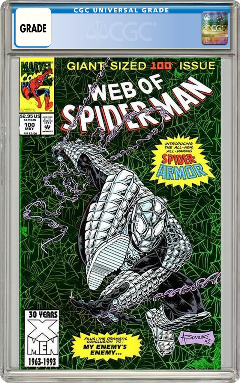 Marvel Web of Spider-Man (1985 1st Series) #100 Comic Book CGC Graded - US