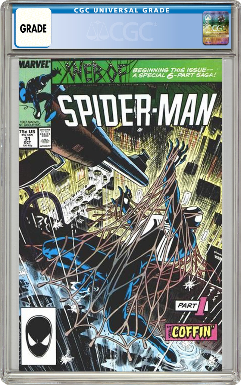 Marvel Web of Spider-Man (1985 1st Series) #31 Comic Book CGC Graded - US