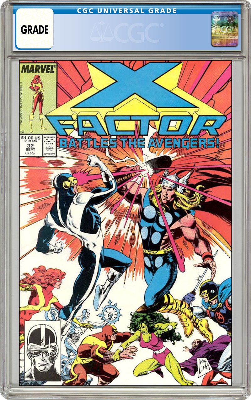 Marvel X-Factor (1986 1st Series) #32 Comic Book CGC Graded - FR