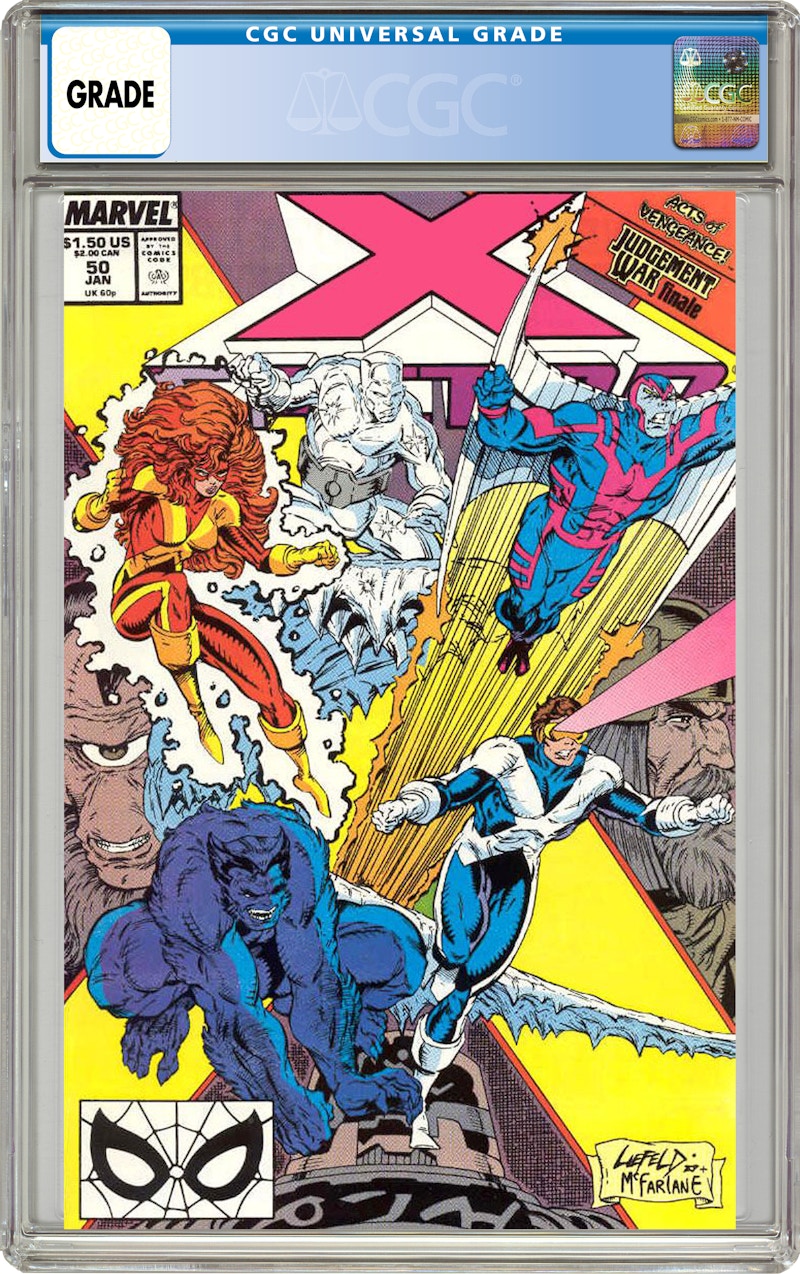 Marvel X-Factor (1986 1st Series) #50 Comic Book CGC Graded - US